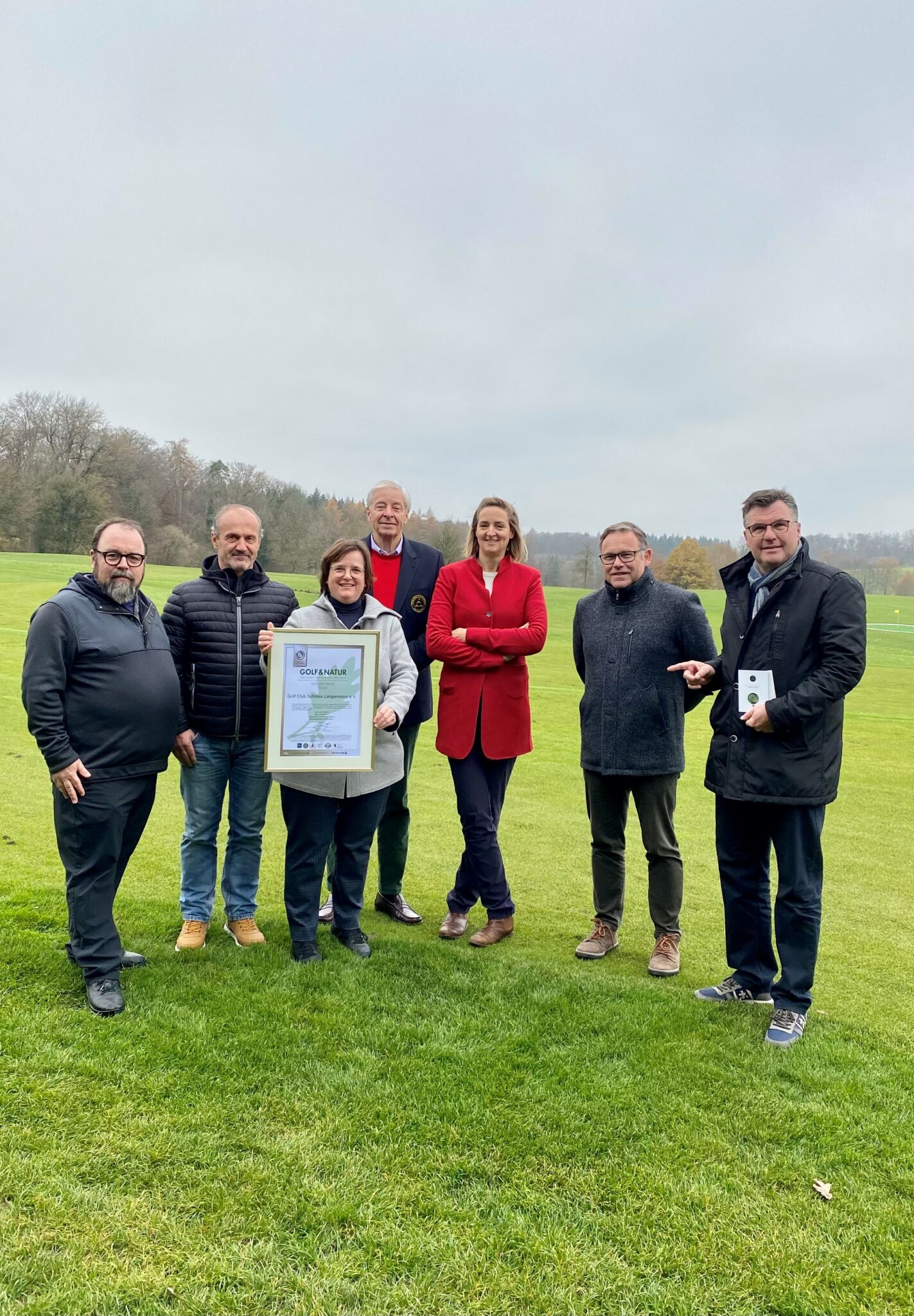Golf Club Schloss Langenstein mit dem „GOLF&NATUR“-Zertifikat in Gold ...